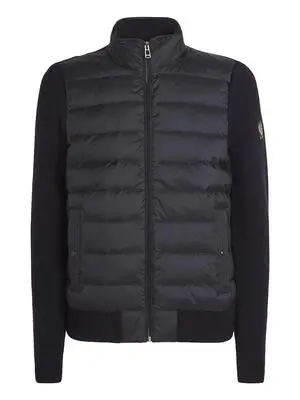 Belstaff Merino Wool Circuiteer Hybrid Jacket - Navy