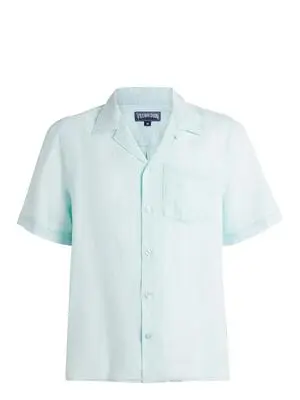 Vilebrequin Linen Charli Shirt - Blue