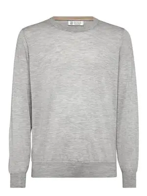 Brunello Cucinelli Cashmere Sweater Grey