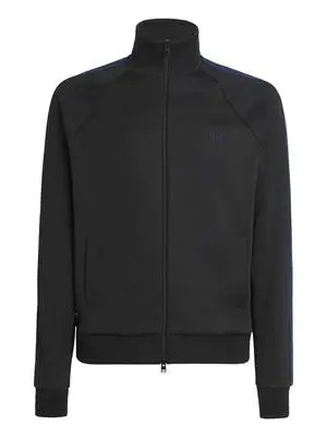 Fred Perry Contrast-tape Track Jacket - Black