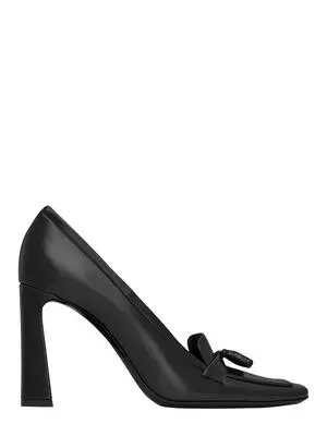 Saint Laurent Leather Chloé Pumps - Black
