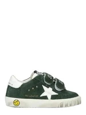 GOLDEN GOOSE Old School Suede Sneakers - Green