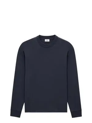 Saint Laurent Cotton Crew-neck Sweatshirt - Blue