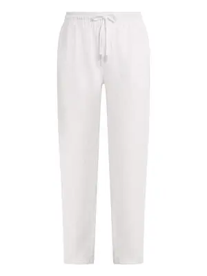 Vilebrequin Linen Pacha Drawstring Trousers - White