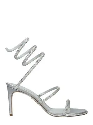 Rene Caovilla Embellished Cleo 80 Sandals - Grey