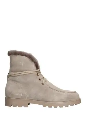 Santoni Suede Detroit Boots - Grey