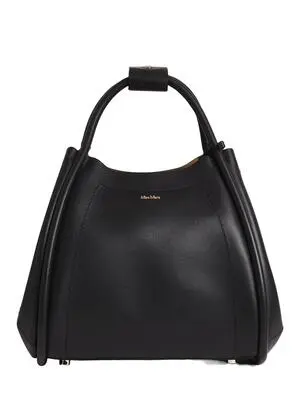 Max Mara Small Leather Top-handle Bag - Black