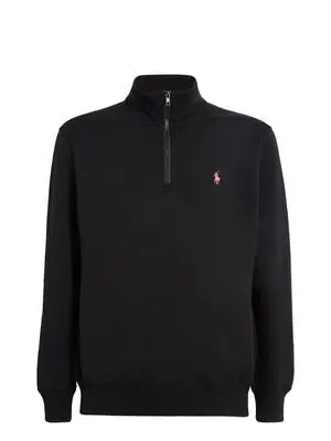 Polo Ralph Lauren Cotton Quarter-zip Sweatshirt - Black
