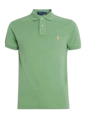 Polo Ralph Lauren Cotton Mesh Slim-fit Polo Shirt - Green