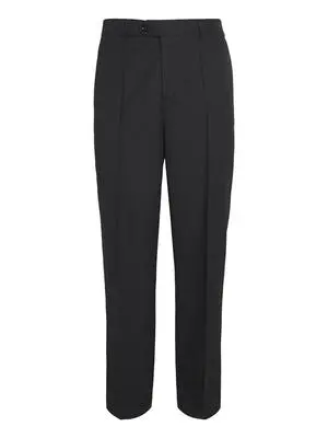 ABOUT:BLANK Everyday Wide-leg Pleated Trousers - Black