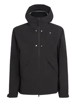 Stone Island Water-resistant Hooded Coat - Grey