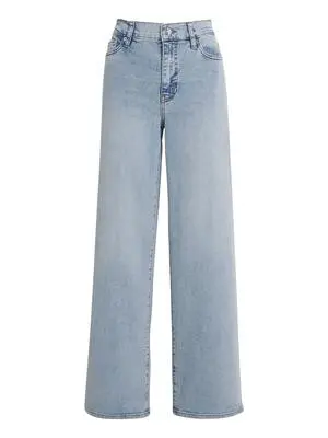 FRAME Le Slim Palazzo Wide-Leg Jeans Blue