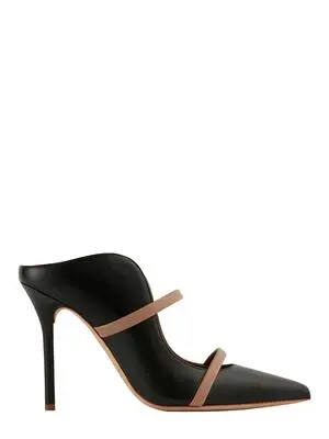 MALONE SOULIERS Leather Maureen Mules - Black
