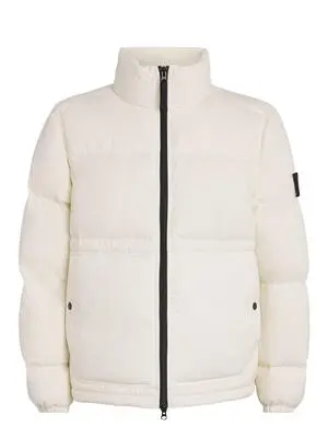 Stone Island Ripstop Down Puffer Jacket - Ivory