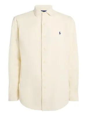 Polo Ralph Lauren Cotton Corduroy Logo Shirt - Neutral