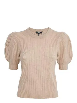 Paige Cashmere Kato Top - Beige