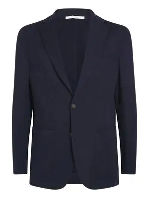 Eleventy Single-breasted Blazer - Blue