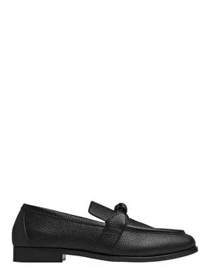 Bottega Veneta Leather Astaire Loafers - Black