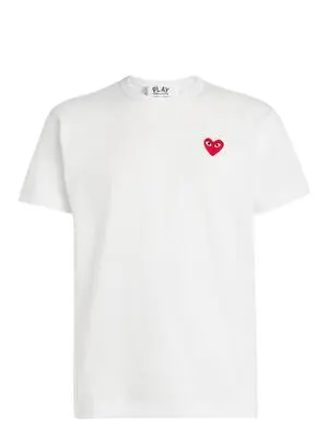 PLAY COMME DES GARCON Heart Logo T-shirt