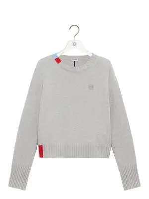 Loewe Cashmere Anagram Sweater - Blue