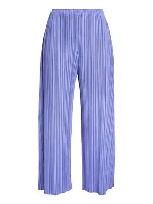 Issey Miyake Mellow Pleats Trousers - Blue