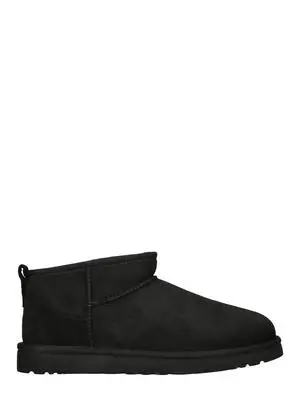 UGG Suede Ultra Mini Boots - Black