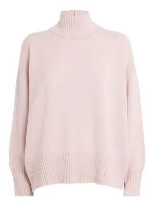 Eskandar Cashmere Rollneck Sweater - Pink