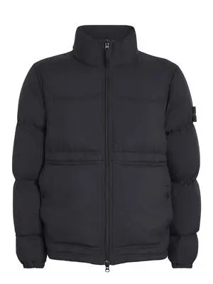 Stone Island Ripstop Down Puffer Jacket - Black