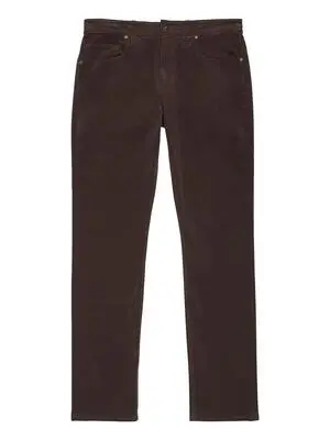 Paige Corduroy Federal Slim-straight Jeans - Brown