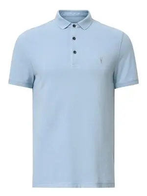 ALLSAINTS Organic Cotton Reform Polo Shirt - Blue
