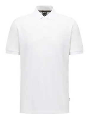 BOSS Cotton Polo Shirt - White