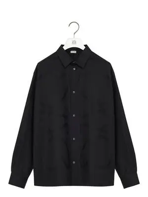 Loewe Cotton Anagram Shirt - Black