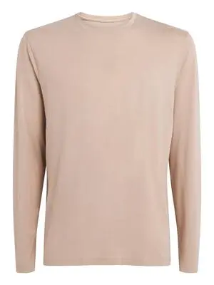 Derek Rose Micro Modal Basel T-shirt - Beige