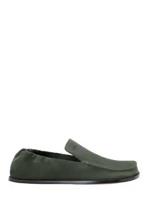 Loewe Suede Flex Loafers - Green