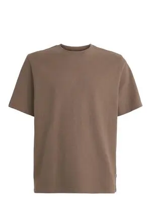 WAX LONDON Organic Cotton Dean T-shirt - Brown