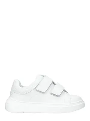 Giorgio Armani Leather Velcro Sneakers - White