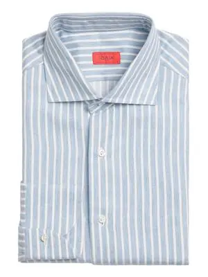 Isaia Cotton-cashmere Shirt - Blue