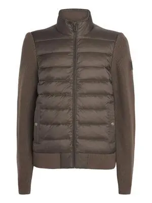 Belstaff Merino Wool Circuiteer Hybrid Jacket - Brown