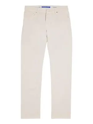Jacob Cohen Stretch-cotton Nick Slim Chinos - White