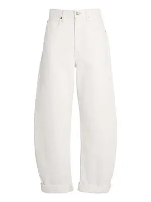 FRAME The Bubble Barrel Jeans - Ivory