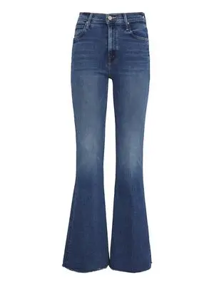 MOTHER The Doozy Sneak Fray Jeans - Blue