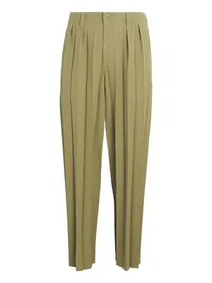 Issey Miyake Pleated Edge Ensemble Trousers - Beige