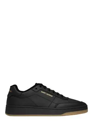 Saint Laurent Leather Sl/61 Sneakers - Black