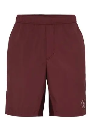Brunello Cucinelli Logo Bermuda Shorts - Burgundy