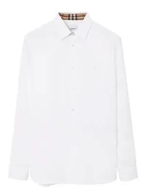 BURBERRY Stretch-cotton Ekd Shirt