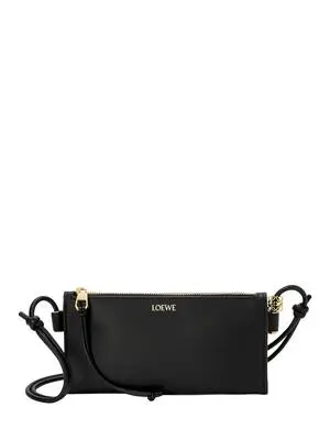 Loewe Leather Joya Pouch - Black