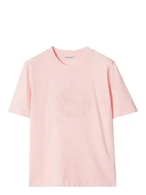 Burberry Cotton Ekd T-shirt - Pink
