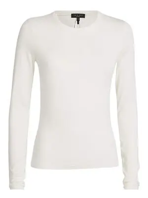 Rag & Bone Luca Long-sleeve T-shirt - White