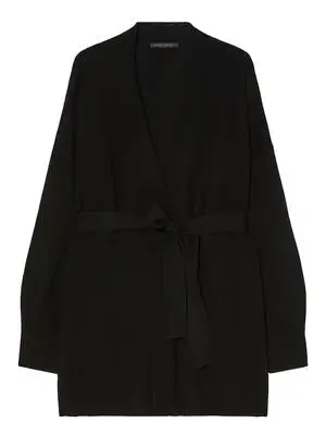 Marina Rinaldi Cashmere Echi Cardigan - Black