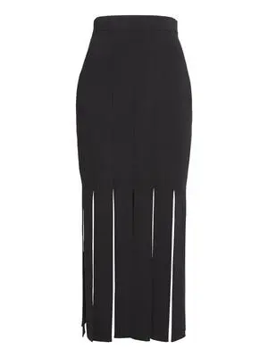 JOSEPH Milano Knit Lagny Compact Midi Skirt - Black